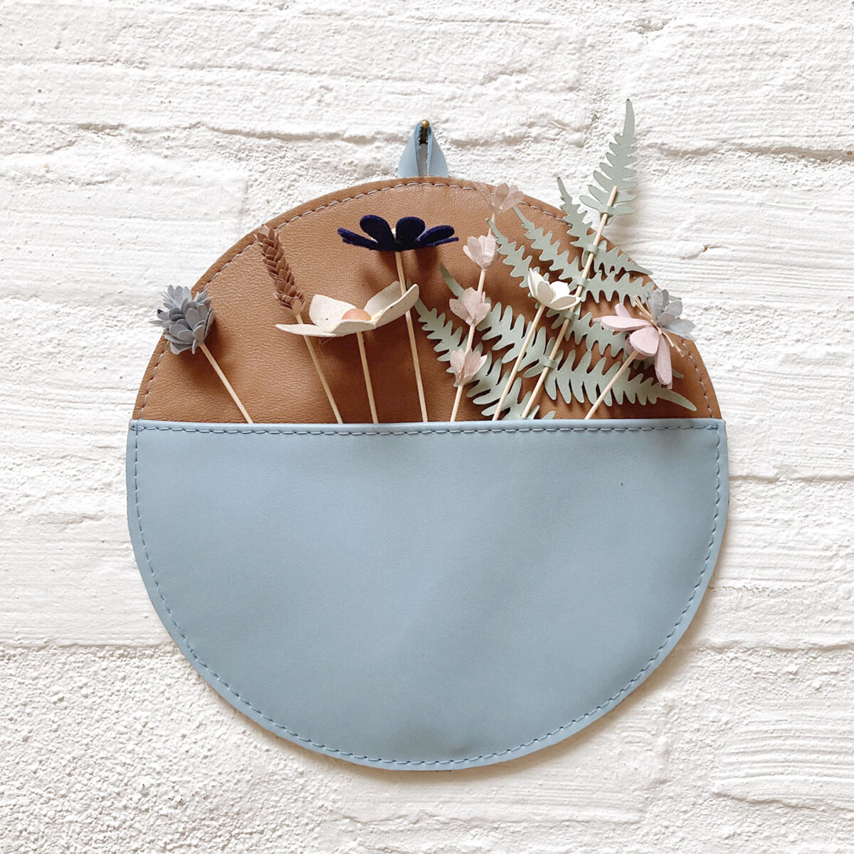 Pochette Fleurie Ciel - Millimétrée